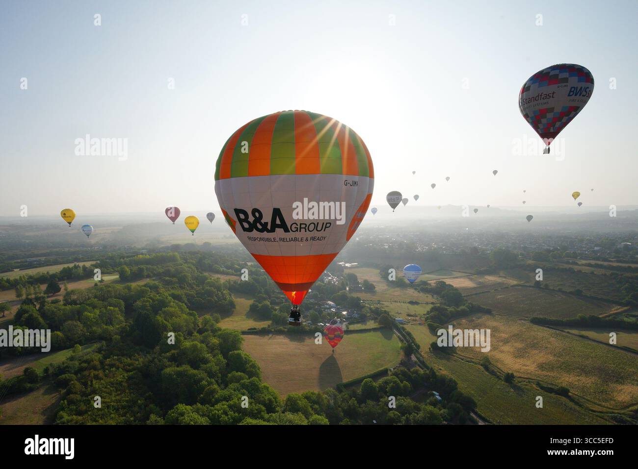 Bristol balloon fiesta largest free event of its kind in hi-res stock ...