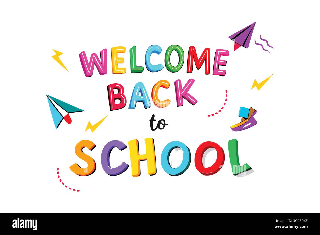 School bag text books Stock Vector Images - Alamy