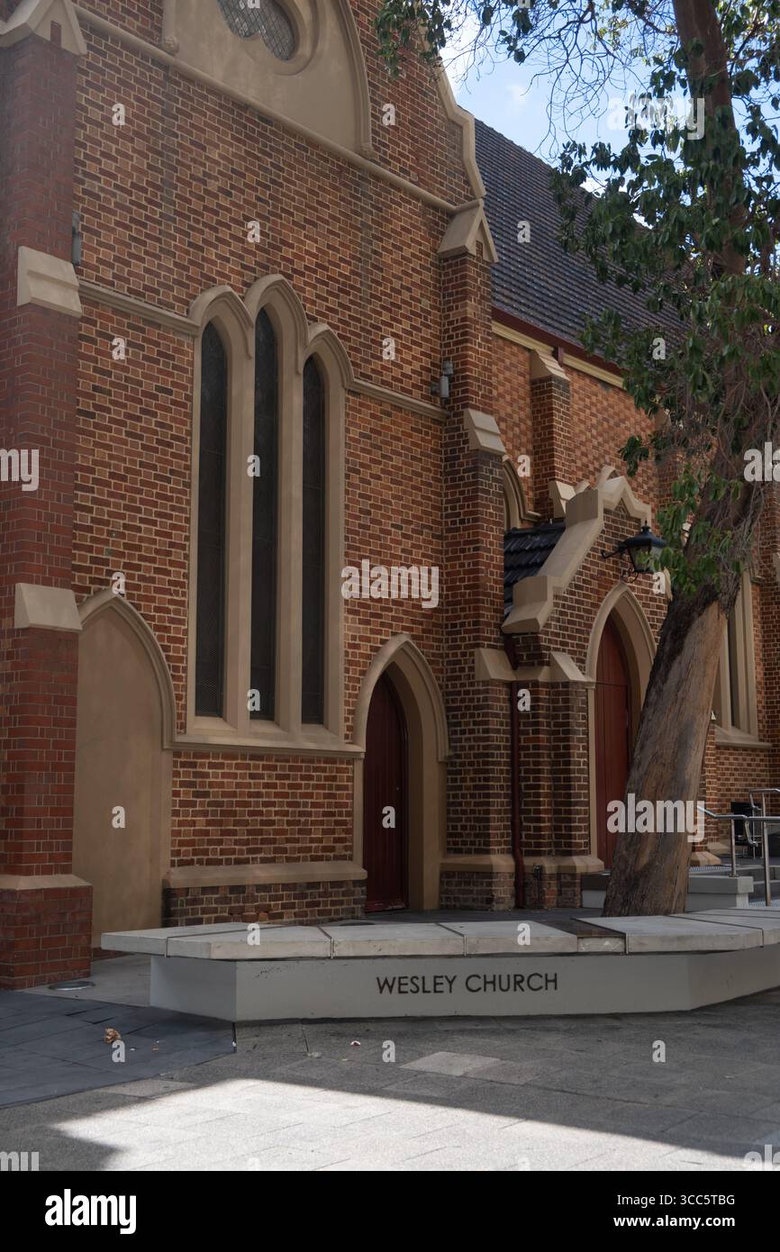 Wesley Church, located at the corner of William Street and Hay Street ...