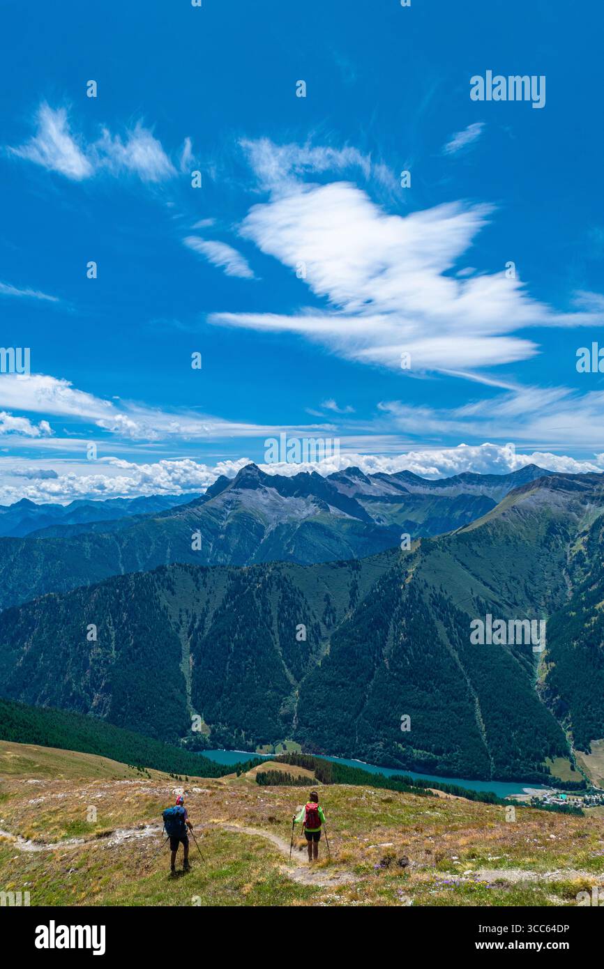 Monviso with the Dado di Vallanta, iconic mountains of the Cottian Alps ...
