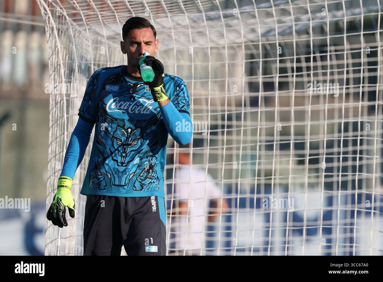 Napoli’s goalkeeper Alex Meret during the friendly match Napoli and ...