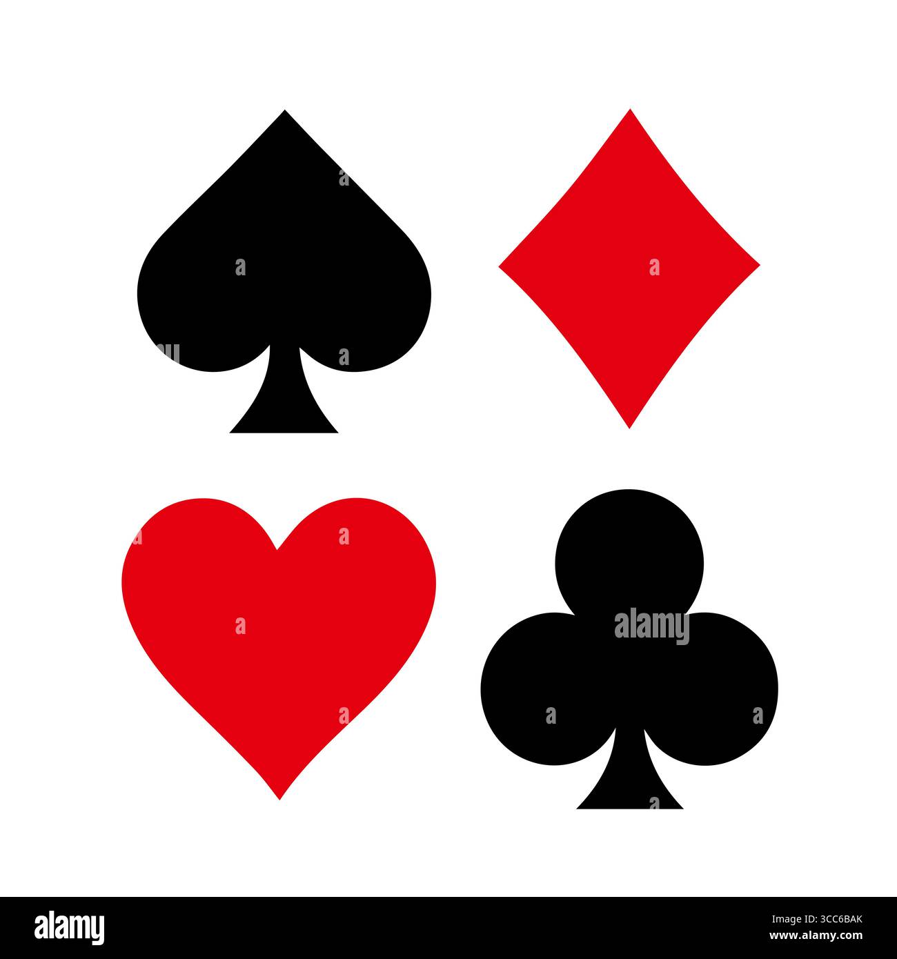 Suit deck of playing cards on white background icon. Vector Stock ...