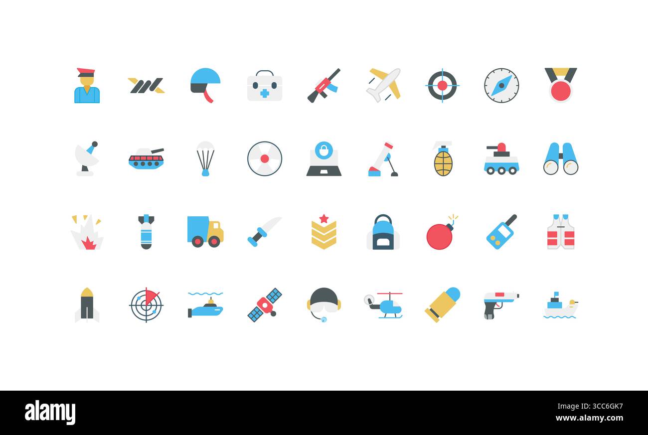 Medal medals soldier uniform Stock Vector Images - Alamy