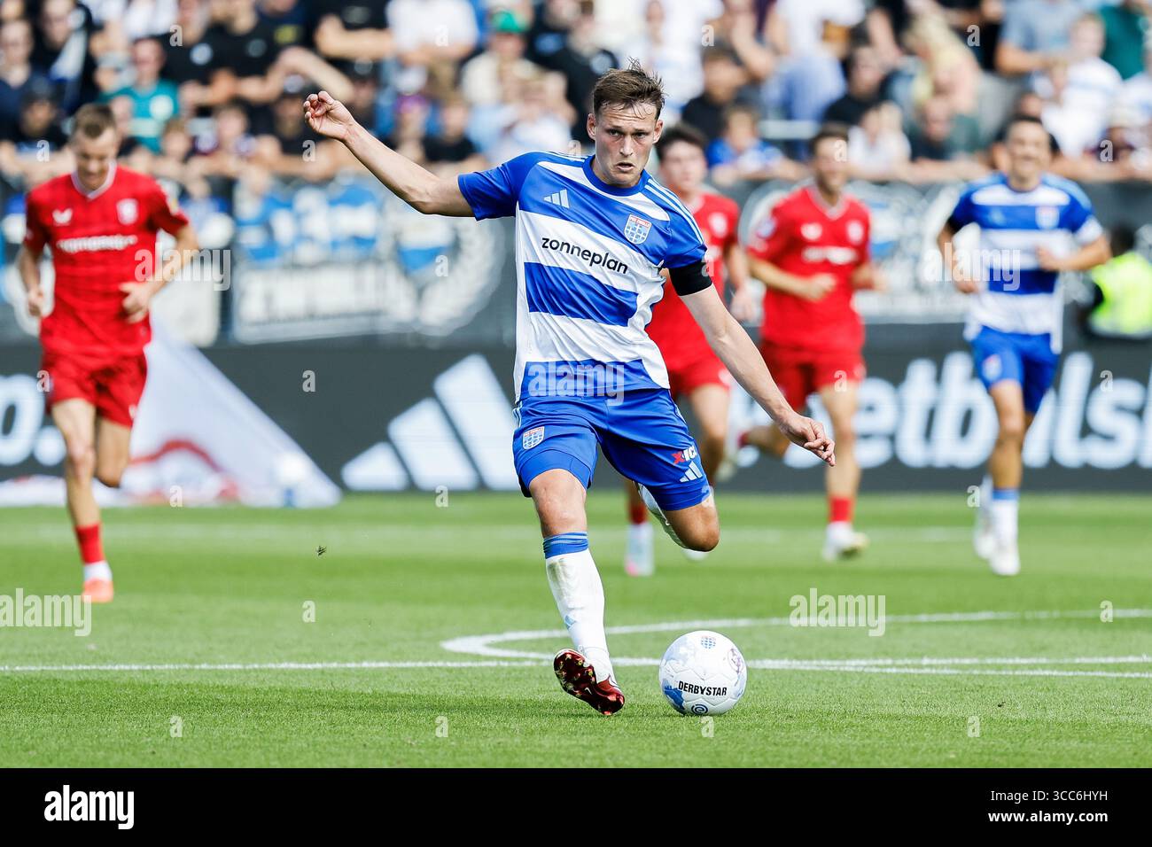 ZWOLLE - Thijs Oosting of PEC Zwolle during the Dutch Eredivisie match ...