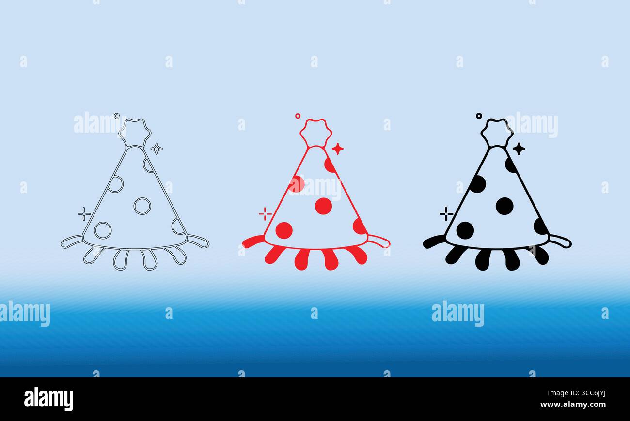 Celebration party hat Stock Vector Images - Alamy