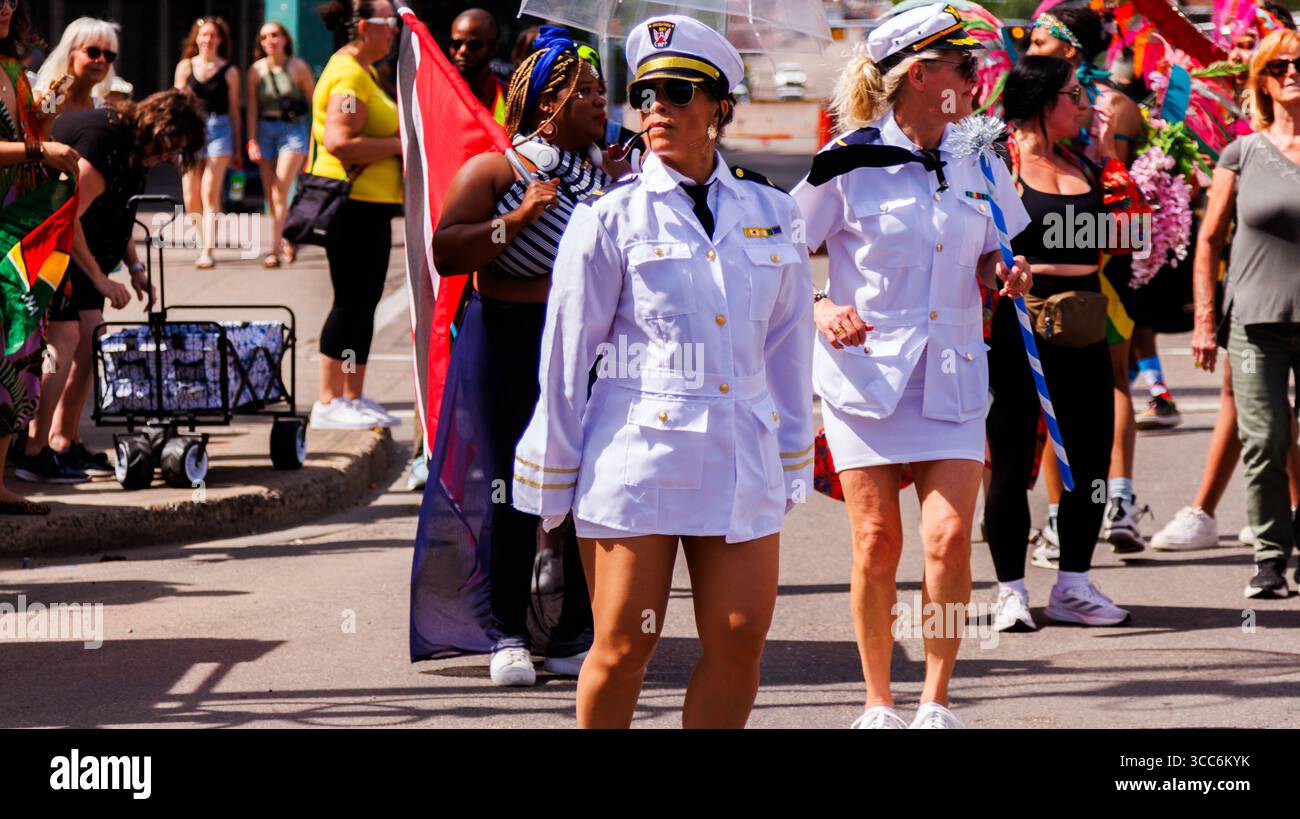 Dressed in Sea Captain's uniforms members of the Inaugaral Tribute to ...