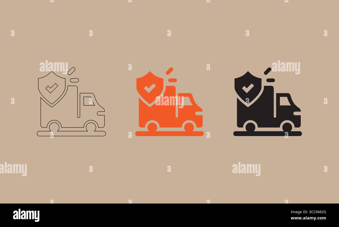 Truck delivery logistics Stock Vector Images - Alamy