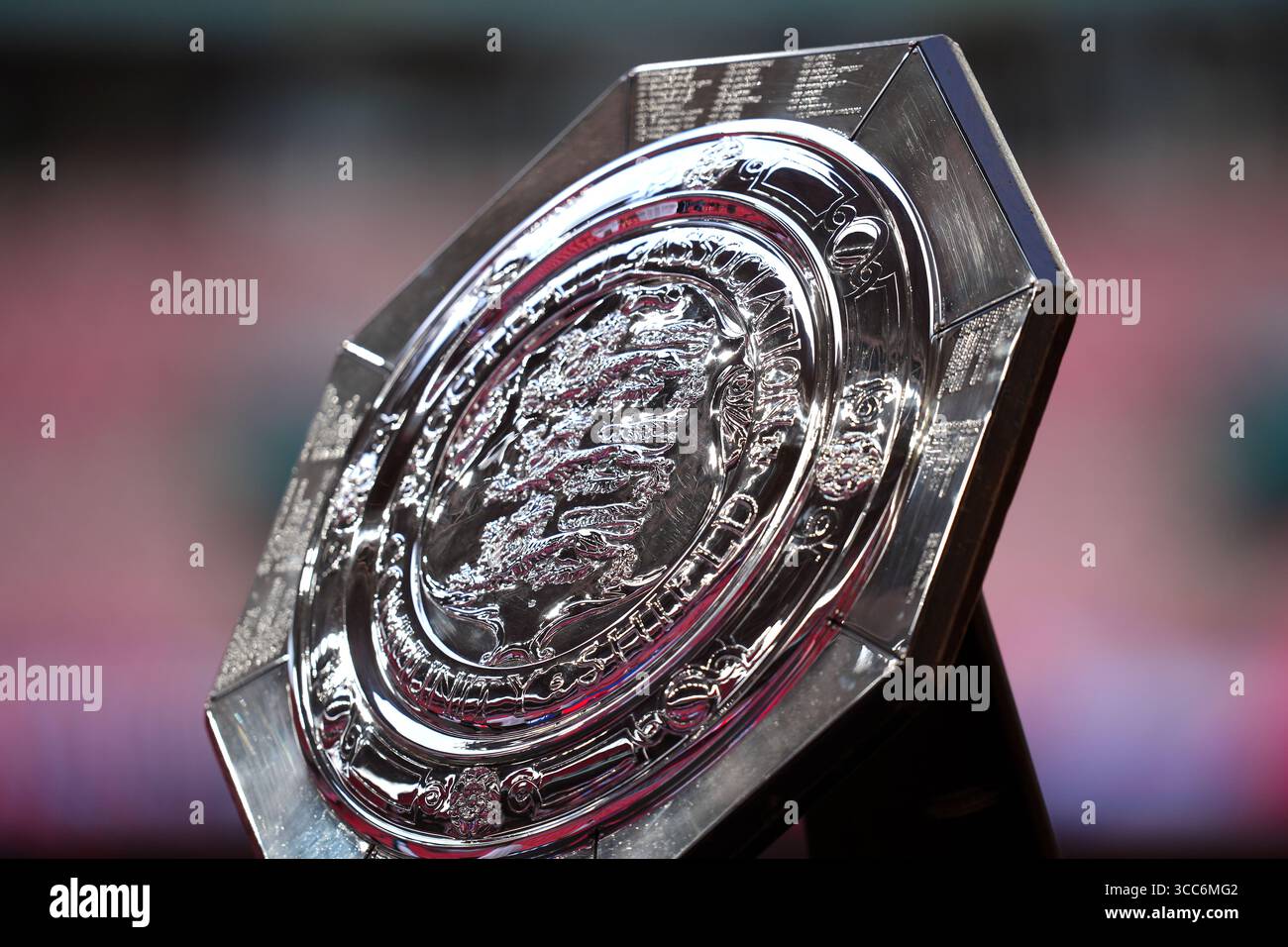 The FA Community Shield on display before the FA Community Shield match ...