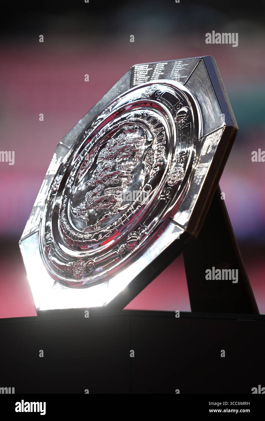 The FA Community Shield on display before the FA Community Shield match ...