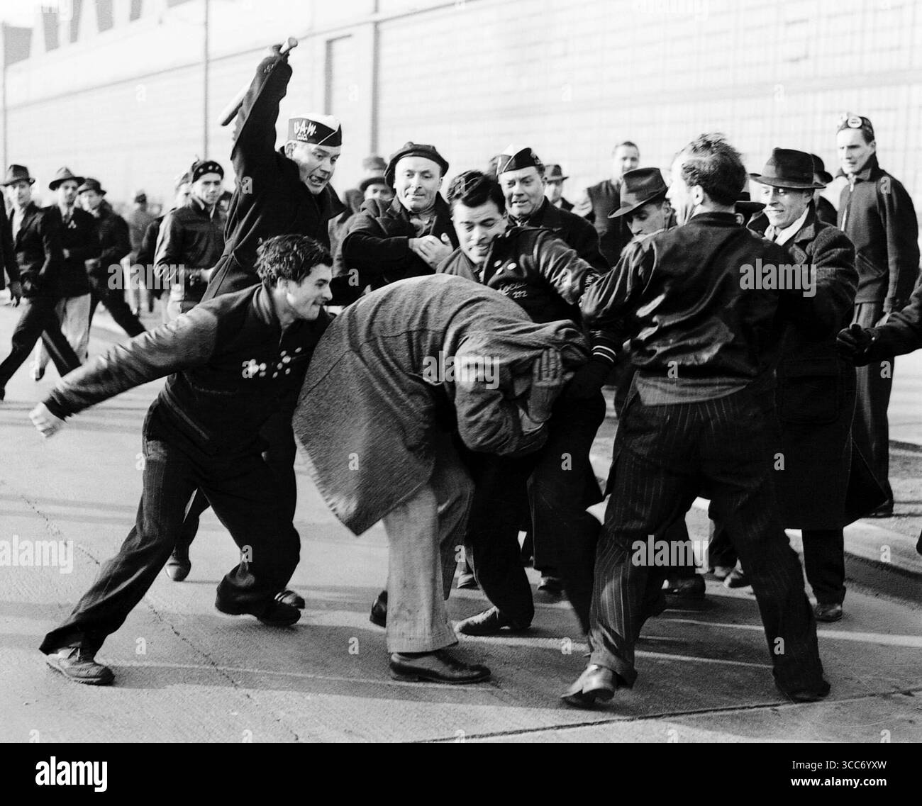 Ford Strikers Riot. At the Ford River Rouge plant in Dearborn, Michigan ...