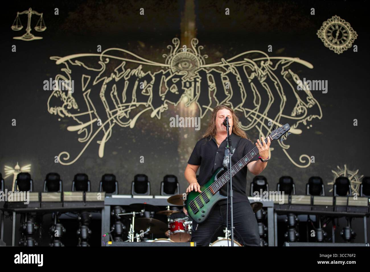 Derbyshire, England, 10th August, 2025. Rivers of Nihil playing the ...