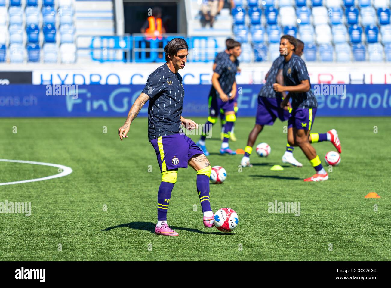 Lausanne, Switzerland, August 10th 2025: Steven Zuber (10 FC Zurich ...