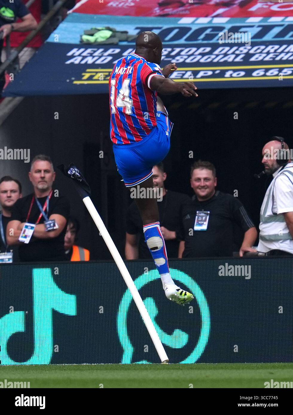 Crystal Palace's Jean-Philippe Mateta celebrates scoring their side's ...