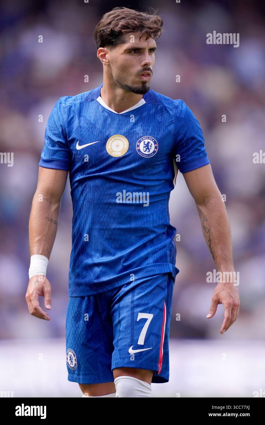 Chelsea's Pedro Neto during a pre-season friendly match at Stamford ...
