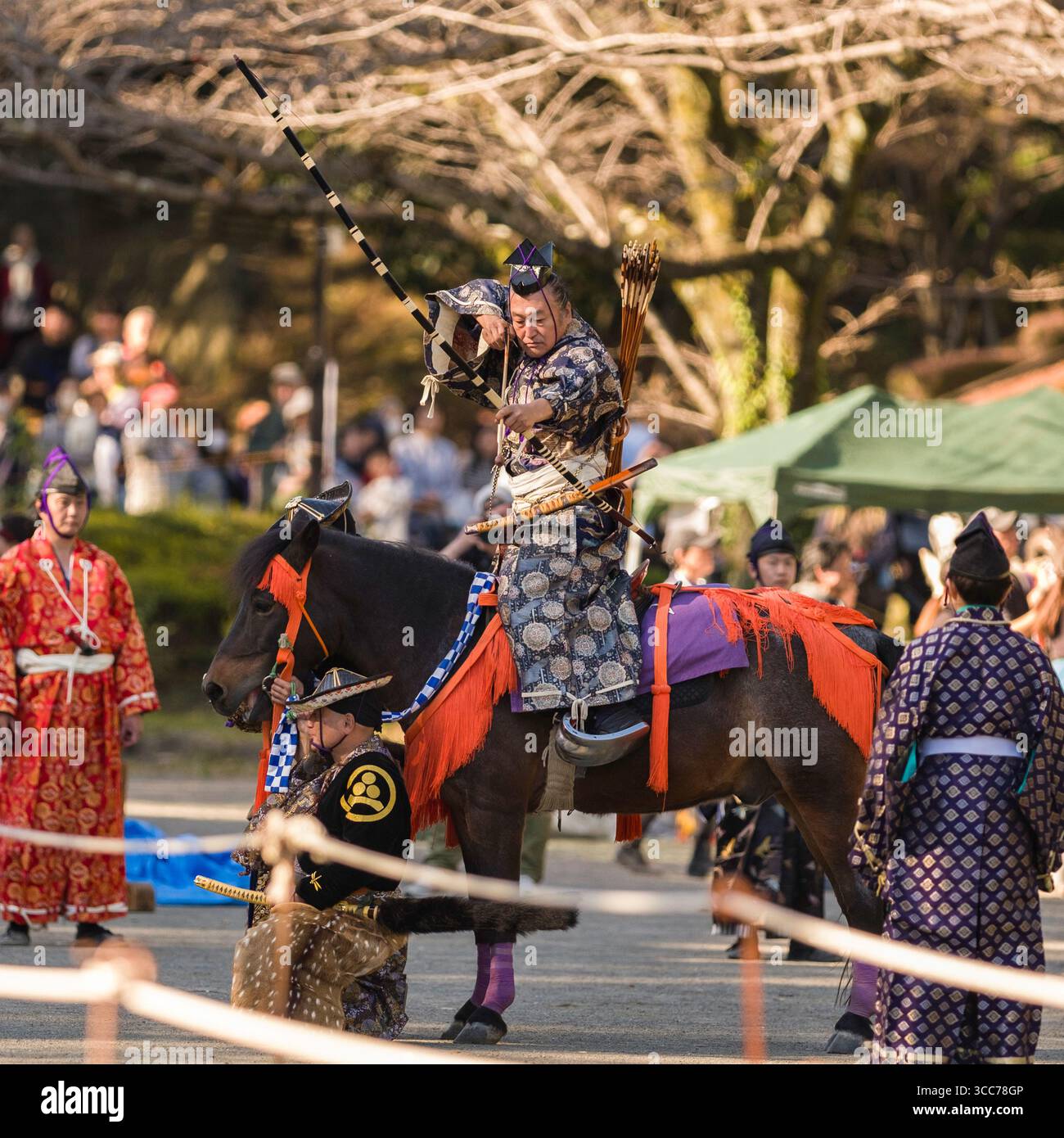 A fascinating display of traditional Japanese archery on horseback ...