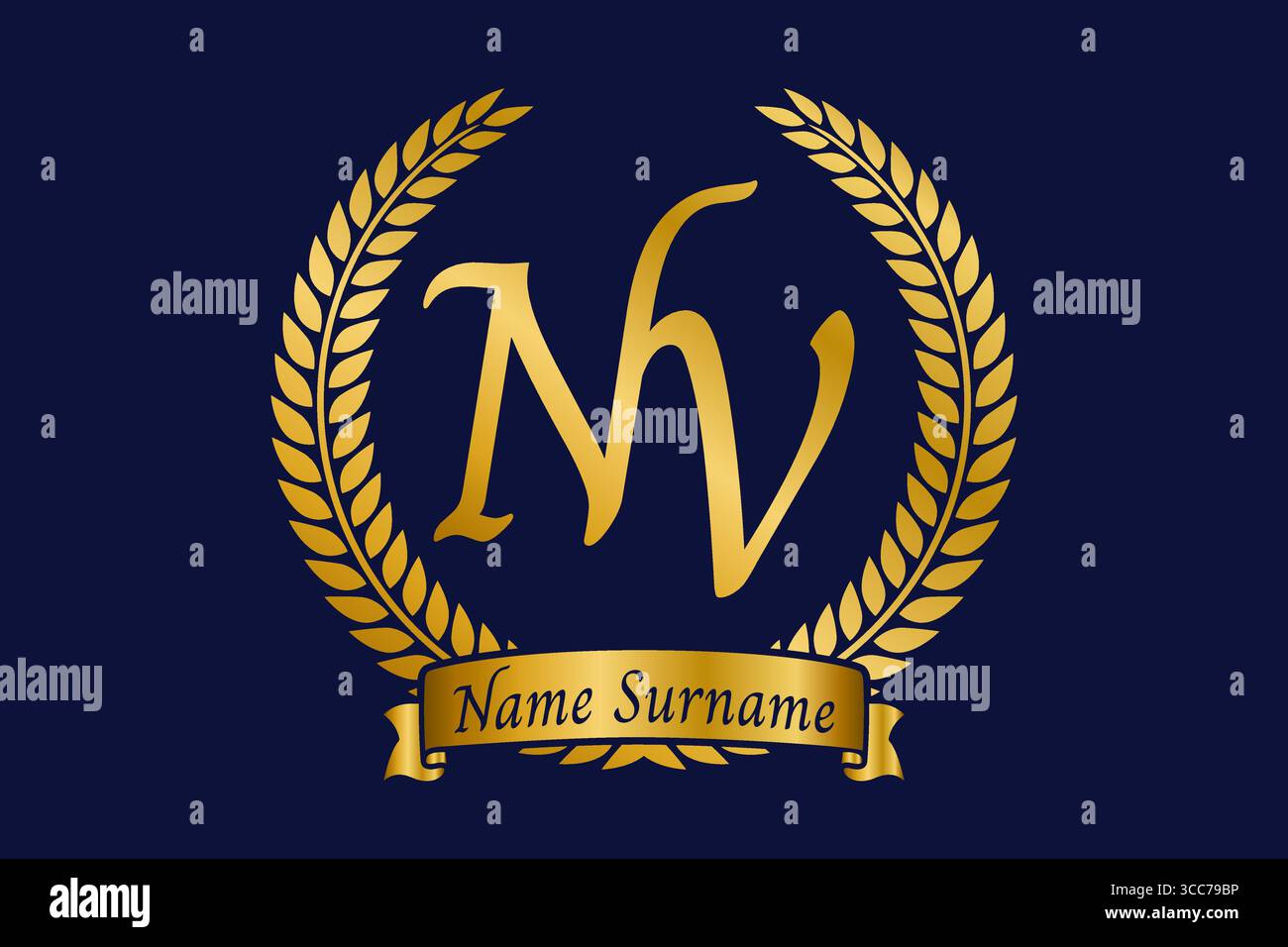 Nv font Stock Vector Images - Alamy