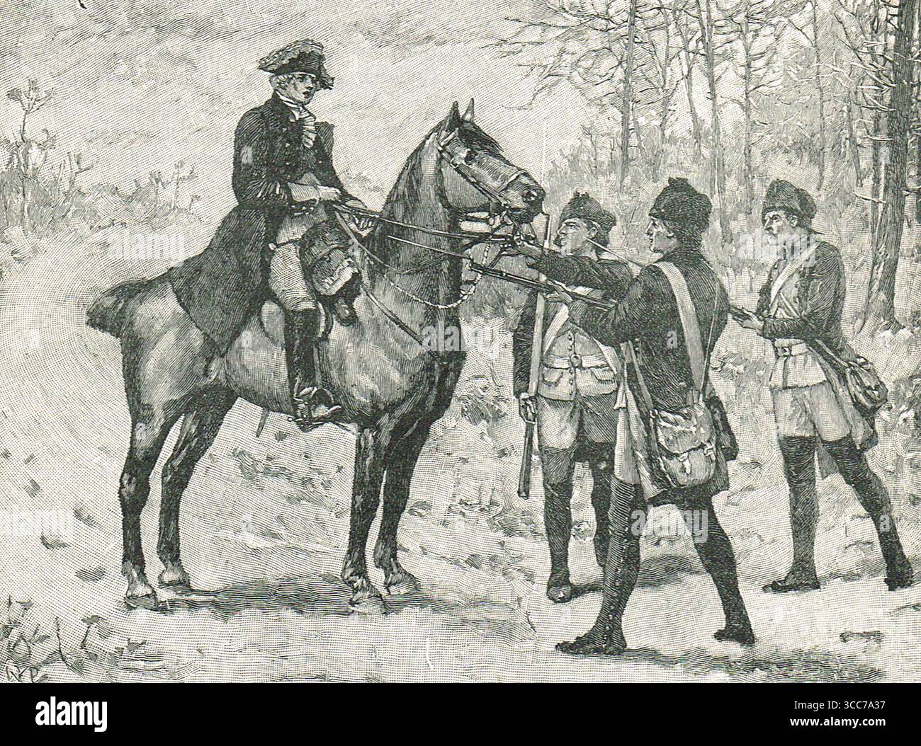 Negotiated with continental army general benedict arnold hi-res stock ...