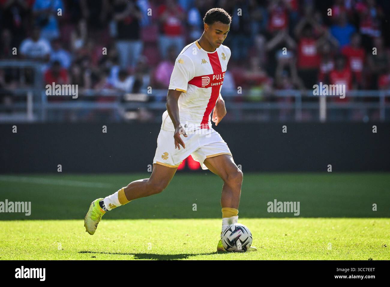 August 9, 2025, Rennes, France, France: Alessandro MARCANDALLI of Genoa ...