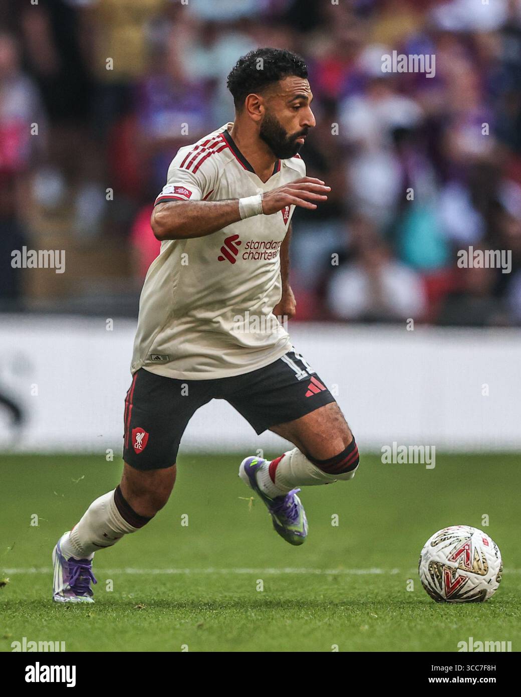 Mohamed Salah of Liverpool during the The FA Community Shield match ...