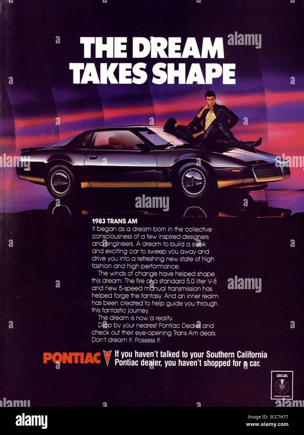 1983 Pontiac Trans Am ad Stock Photo - Alamy
