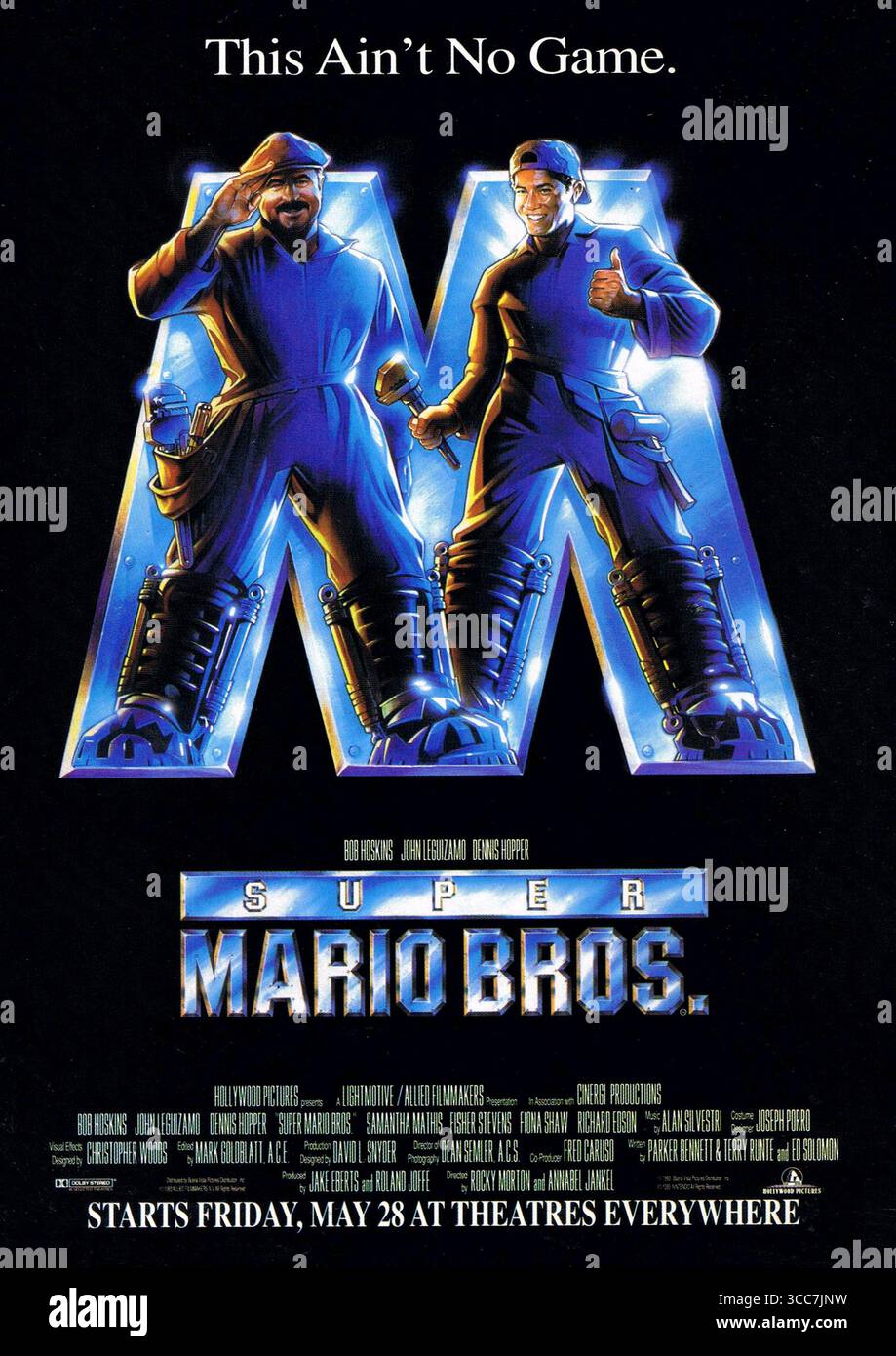 Super mario bros 1993 poster hi-res stock photography and images - Alamy