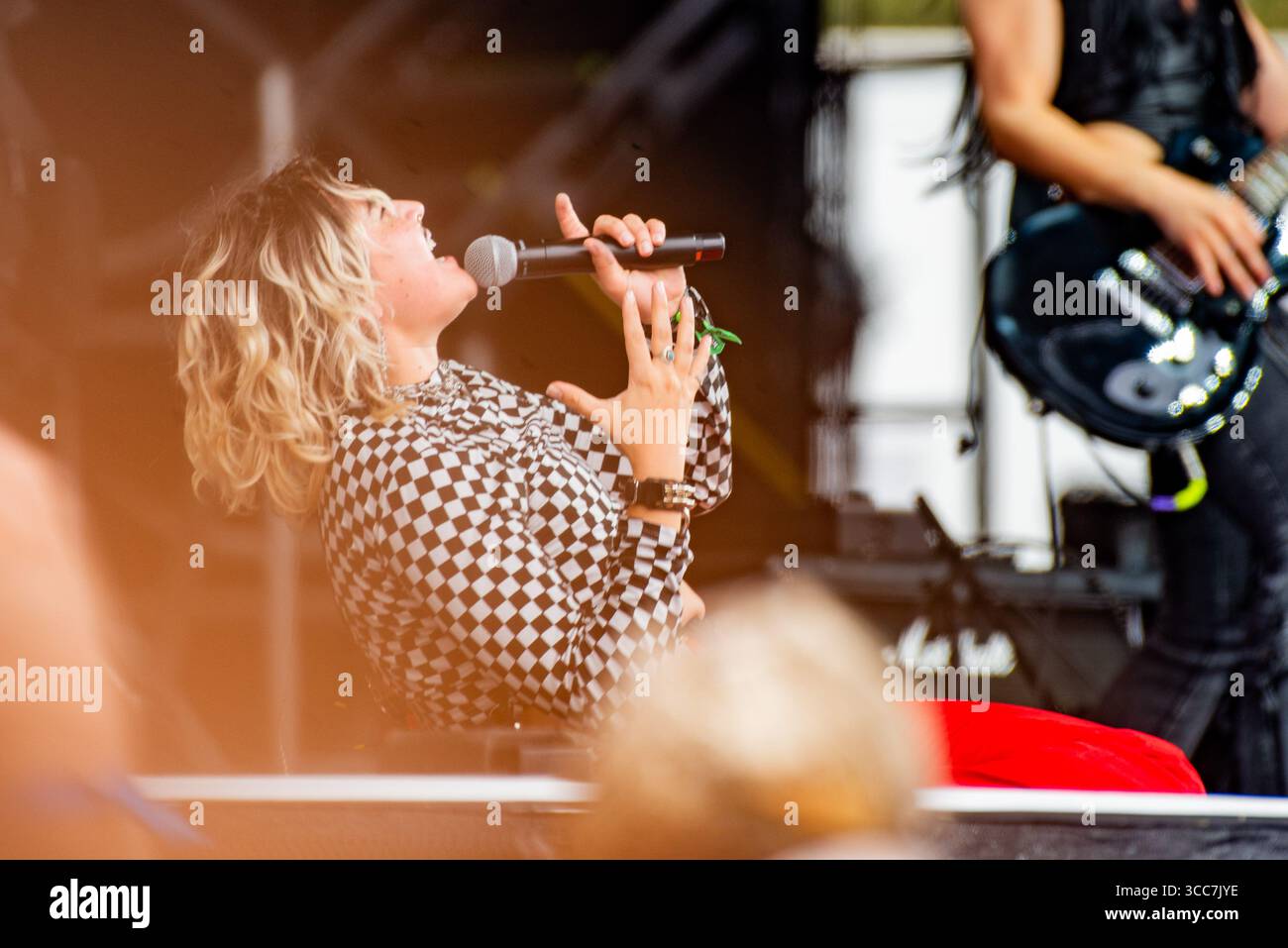 Alexia Roditis of Destroy Boys performs at Outside Lands at Golden Gate ...