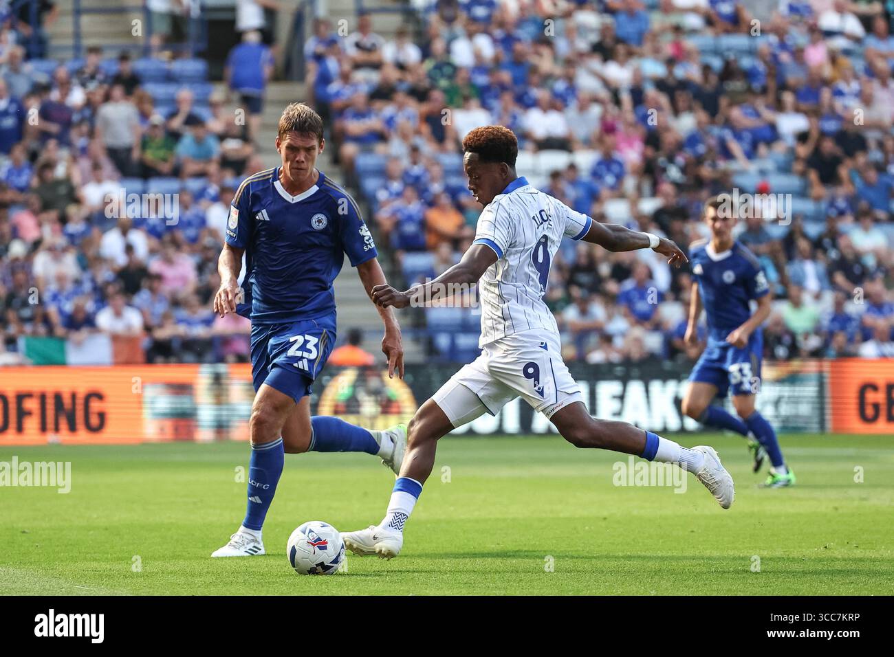 Jamal Lowe of Sheffield Wednesday crosses the ball during the Sky Bet ...