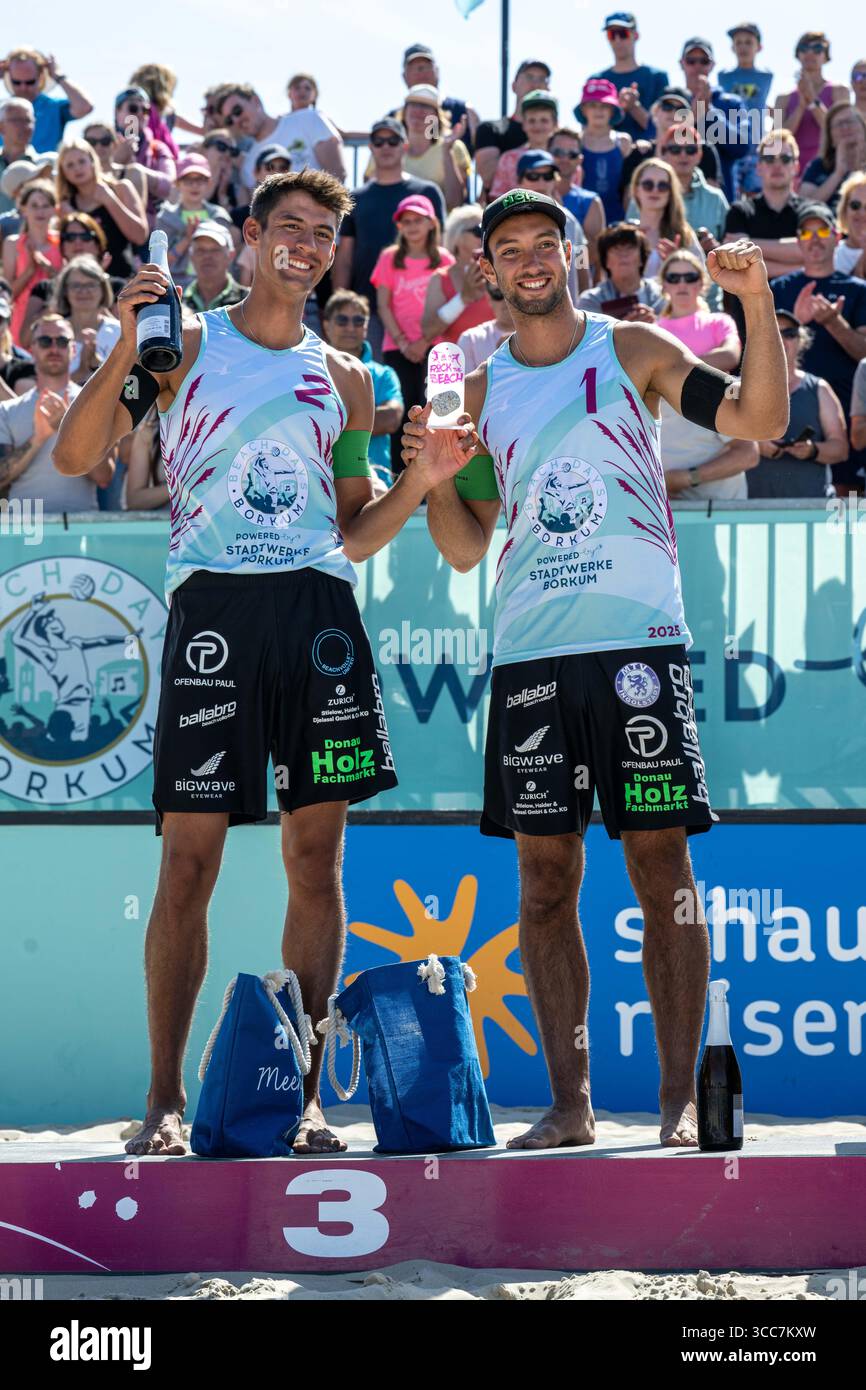 Valentin Schneckenburger, Kim Huber; Rock The Beach Tour Borkum am 10. ...