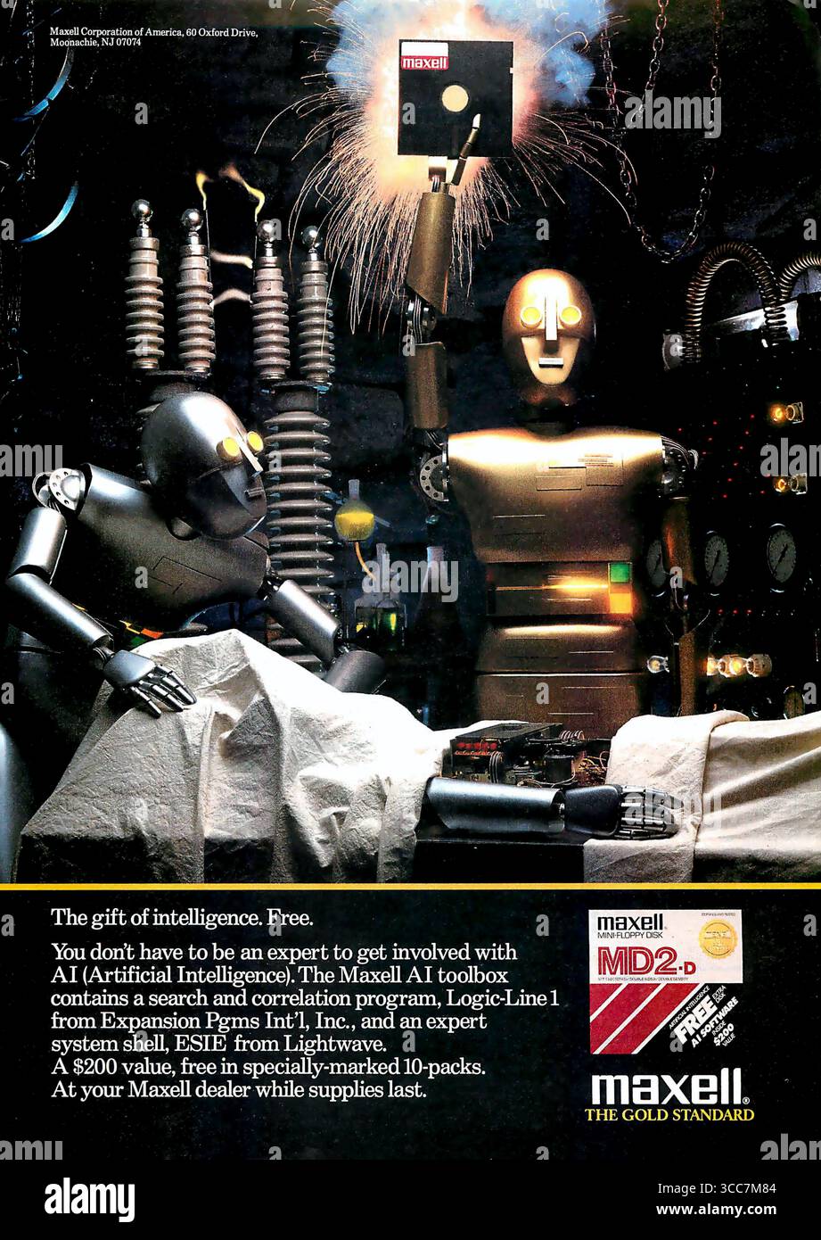 Maxell ad hi-res stock photography and images - Alamy