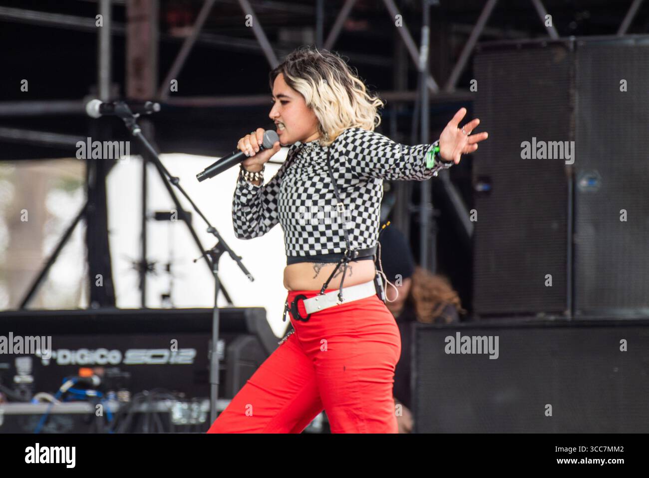 Alexia Roditis of Destroy Boys performs at Outside Lands at Golden Gate ...