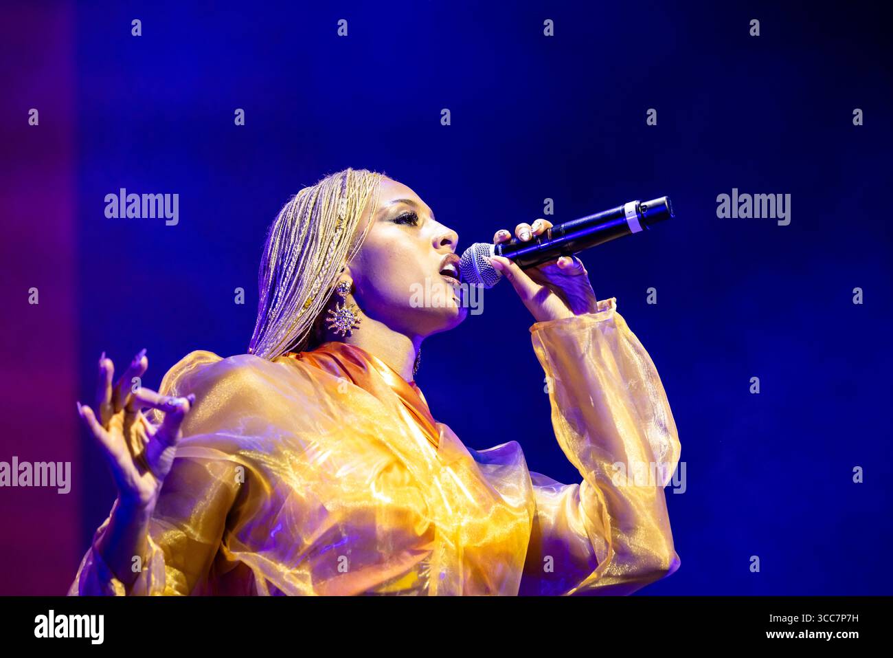 Oslo, Norway. 07th, August 2025. The Norwegian-Nigerian singer and ...