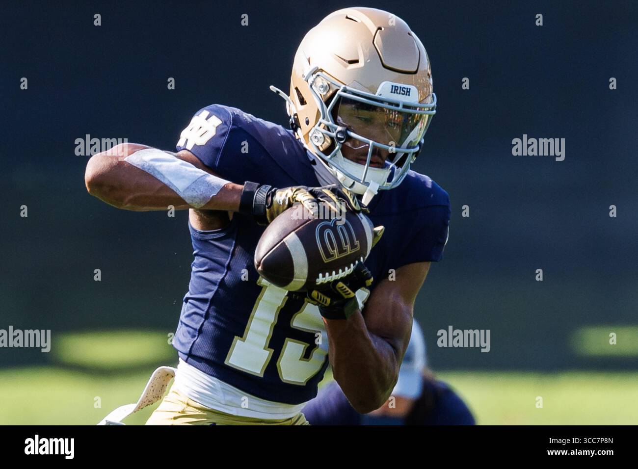 August 10, 2025: Notre Dame wide receiver Jerome Bettis Jr. (15 ...