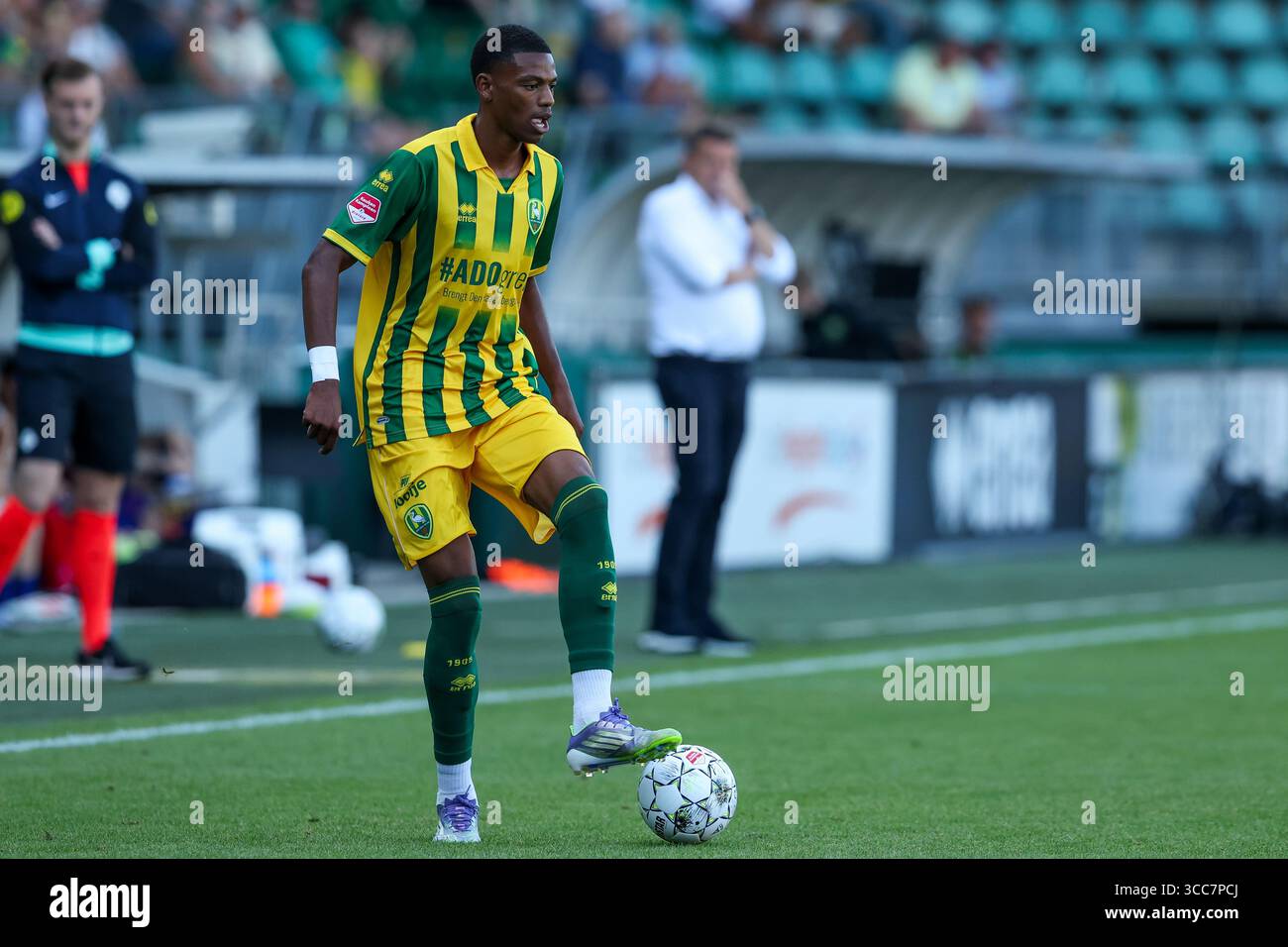 DEN HAAG, THE NETHERLANDS - AUGUST 10: Cheveyo Balentien of ADO Den ...
