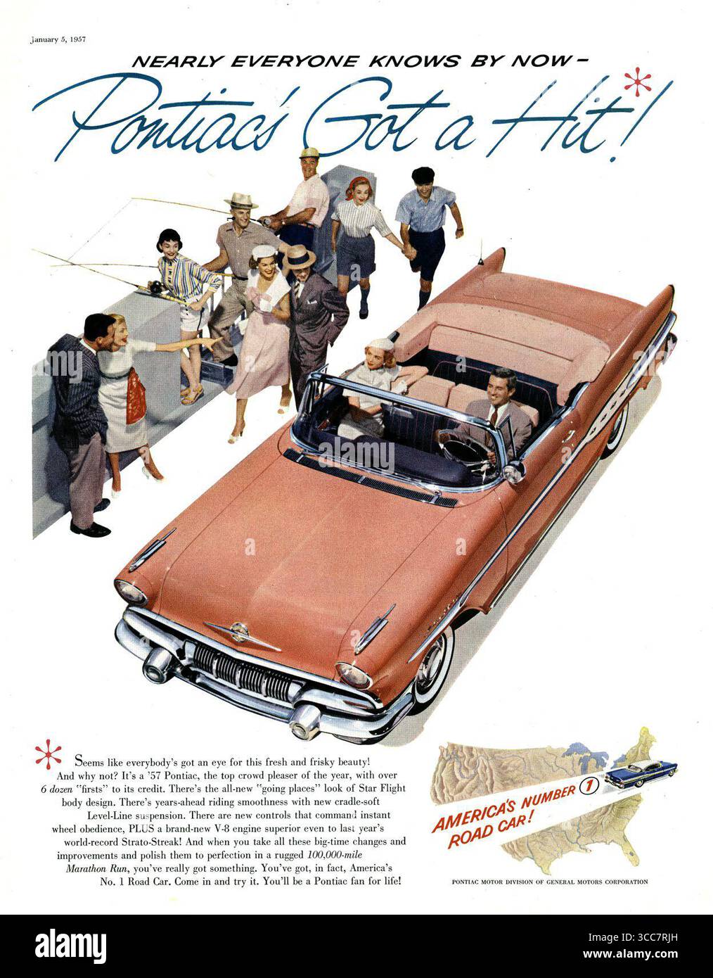 1957 pontiac hi-res stock photography and images - Alamy