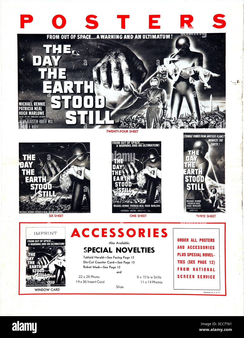 The day the earth stood still Cut Out Stock Images & Pictures - Alamy