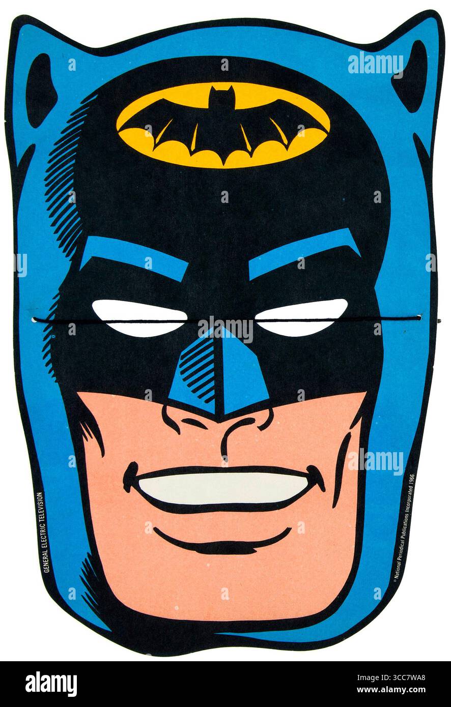 1966 Batman mask, 1960s GE Sell with Batman promo Stock Photo - Alamy