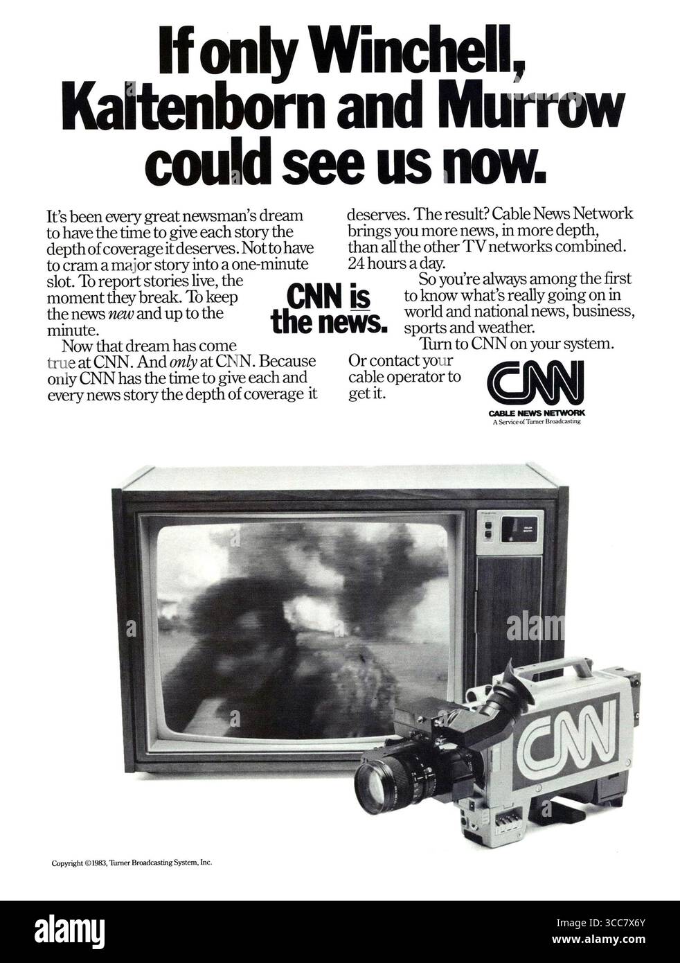 1980s news network hi-res stock photography and images - Alamy