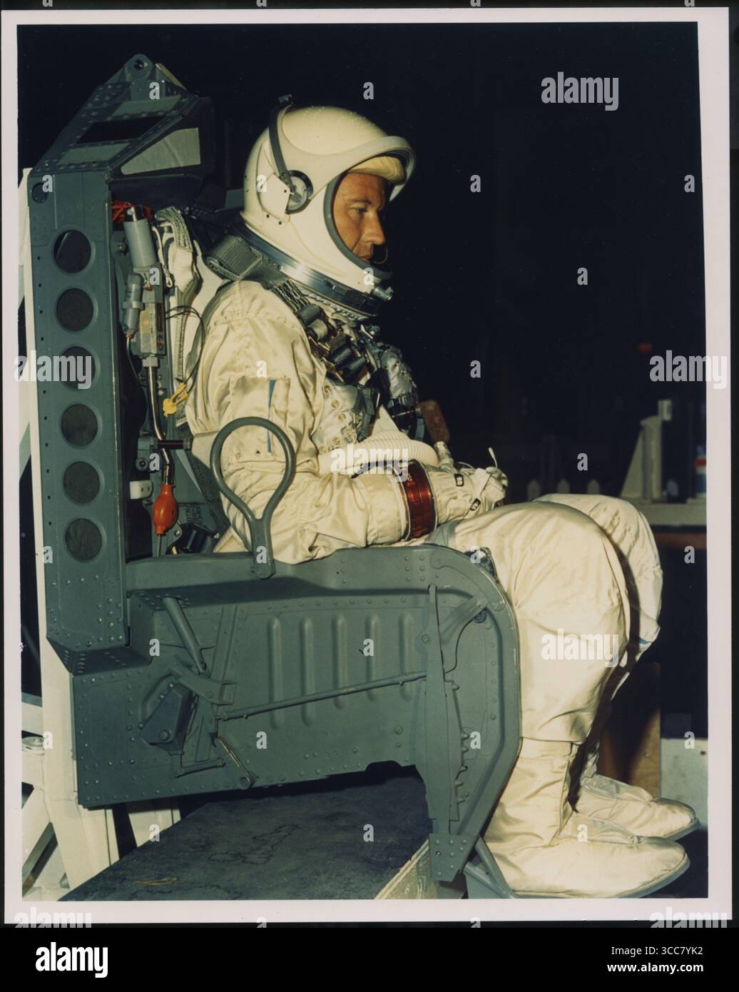 Astronaut Gordon Cooper, Command Pilot for NASA's Gemini V Mission, in ...