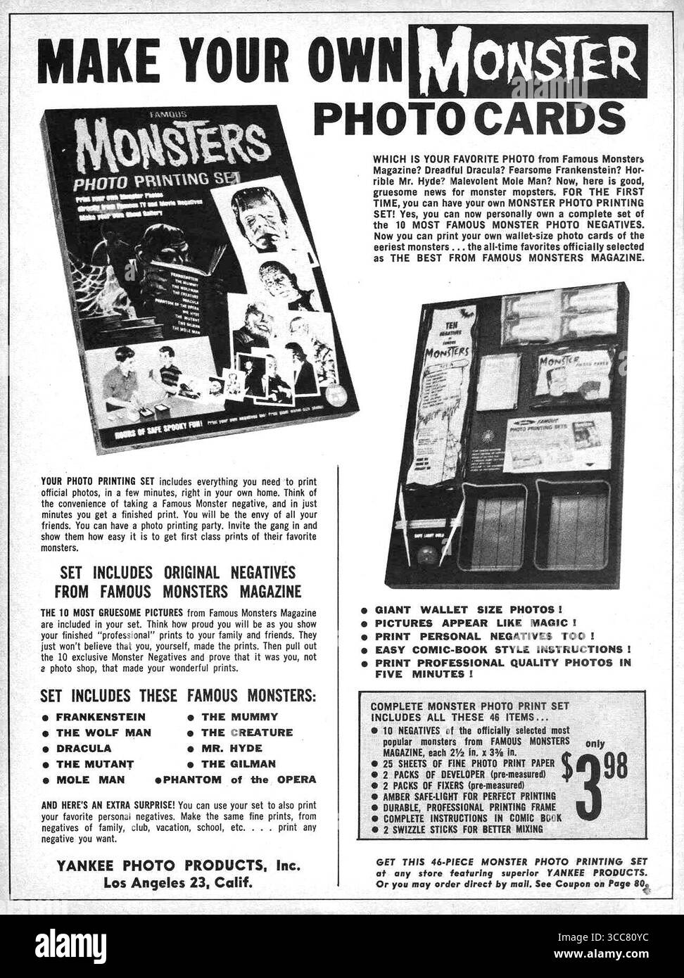 Advertisement cards Black and White Stock Photos & Images - Alamy