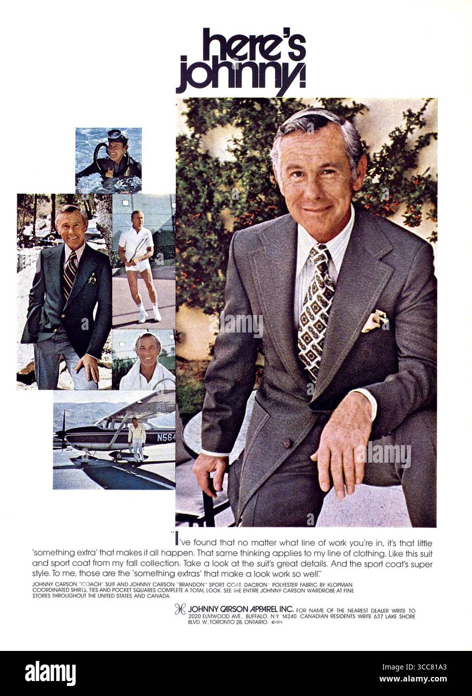 Johnny carson apparel hi-res stock photography and images - Alamy