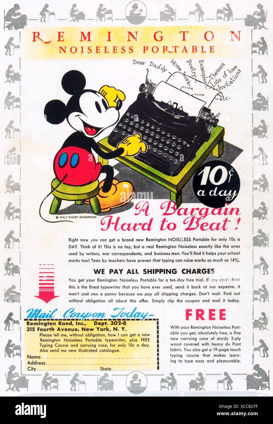 Mickey mouse poster cartoon hi-res stock photography and images - Alamy
