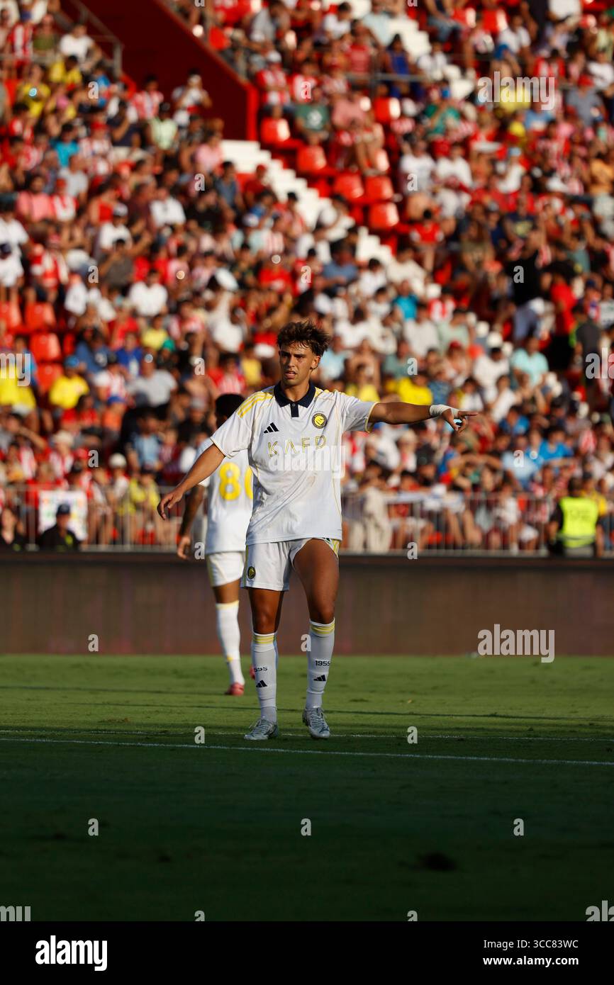 ALMERIA, ESPAÑA - 10 AUGUST 2025: Cristiano Ronaldo during UD Almeria ...