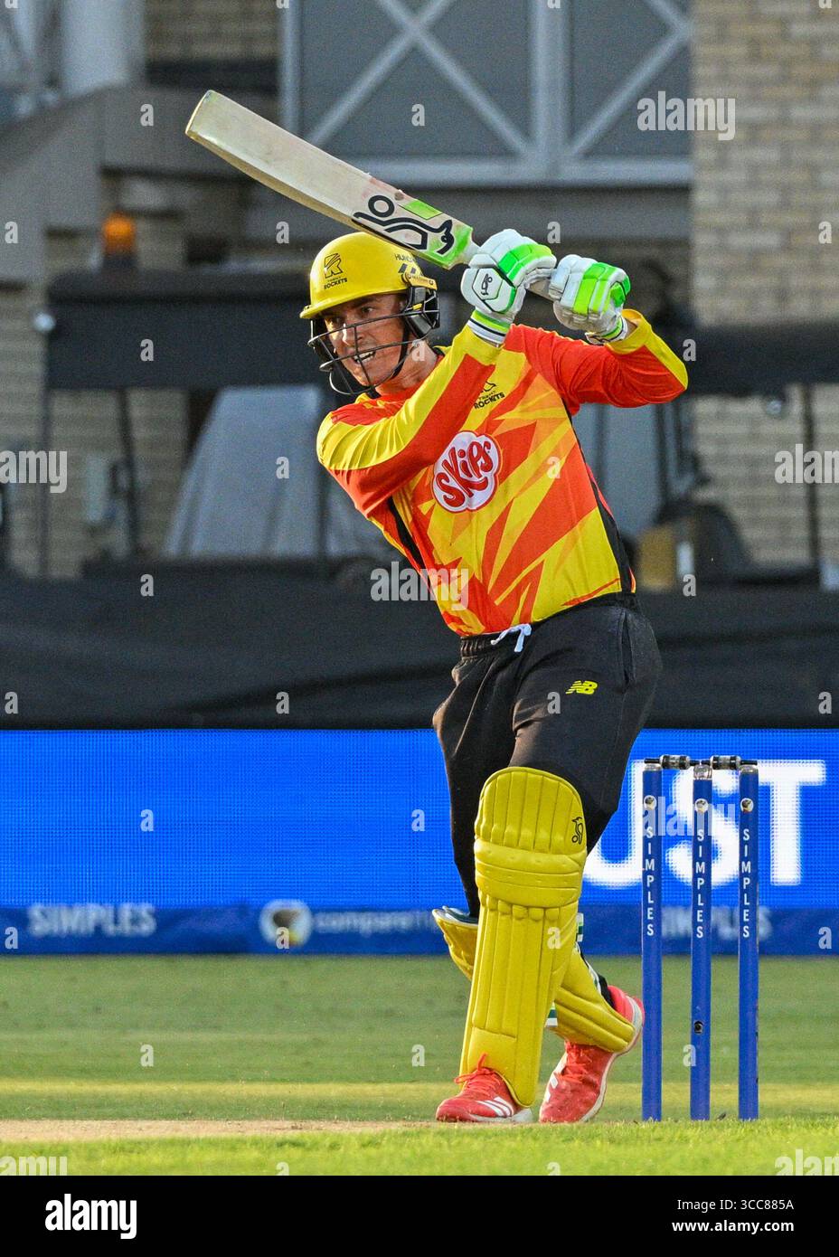 Nottingham, UK. 10th Aug, 2025. Tom Banton (Trent Rockets) batting ...