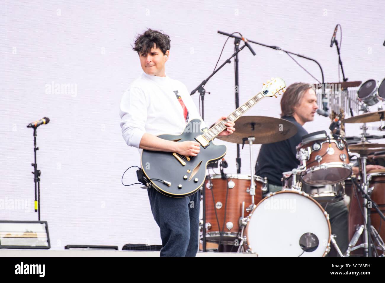 San Francisco, USA. 09th Aug, 2025. Vampire Weekend performs at Outside ...