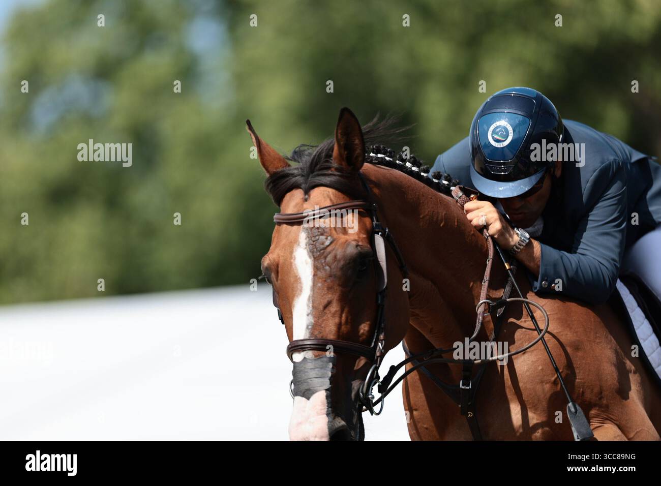 Guido Grimaldi (ITA) riding Gentleman during the CSI5* Longines Global ...