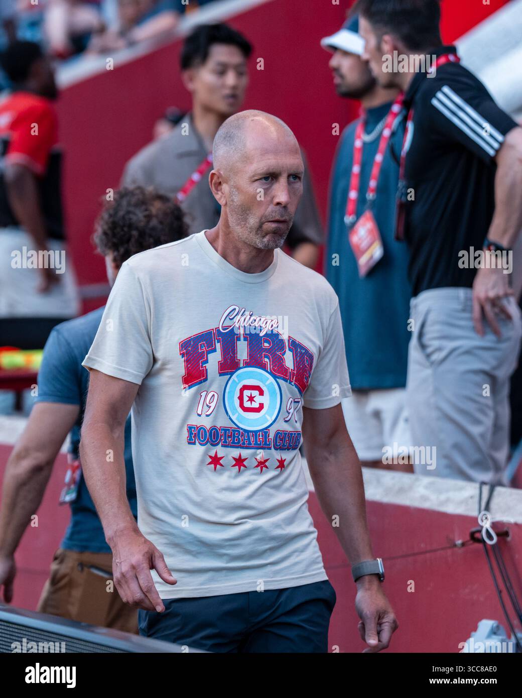 Bridgeview, United States. 09th Aug, 2025. Chicago Fire Head Coach ...