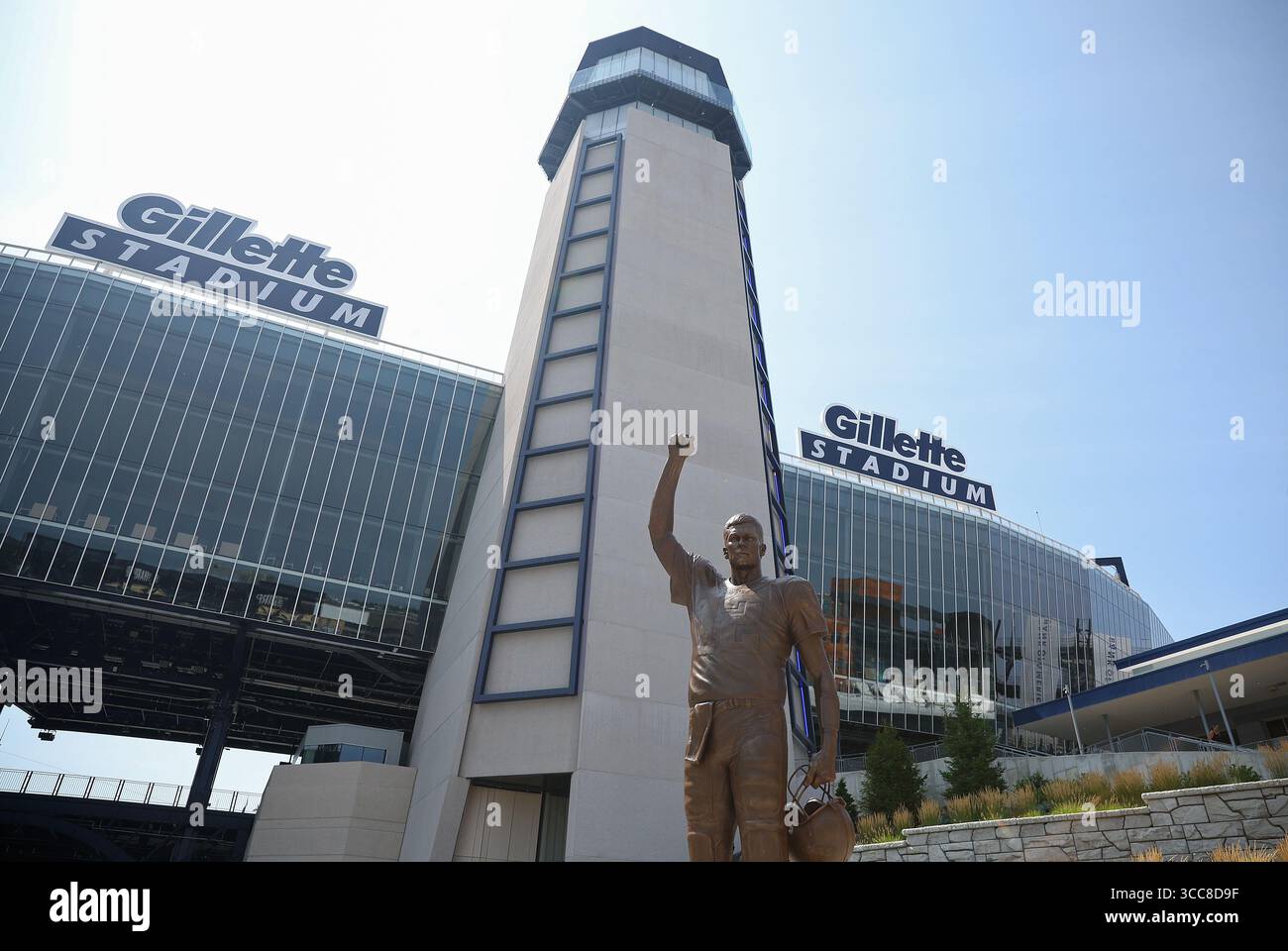 August 10, 2025; Foxborough, MA, USA; General view of retired and ...