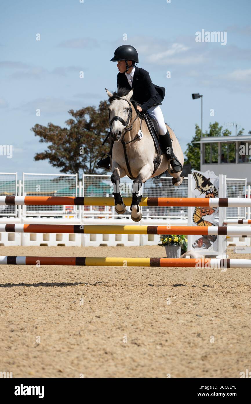 British Showjumping National Championships, Stoneleigh, England, UK Stock Photo - Alamy