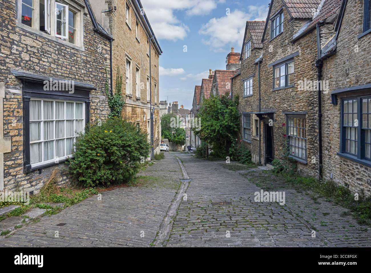 Medieval Gentle Street in Frome, Somerset, UK on 6 August 2025 Stock ...