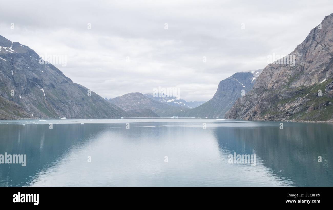 Prince Christian Sound waterway in Greenland, famous travel destination ...